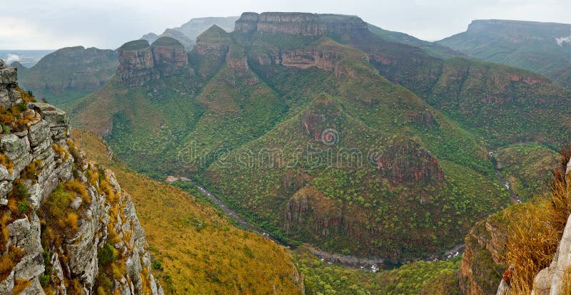 The Three Rondavels, South Africa Stock Photo - Image of mpumalanga ...