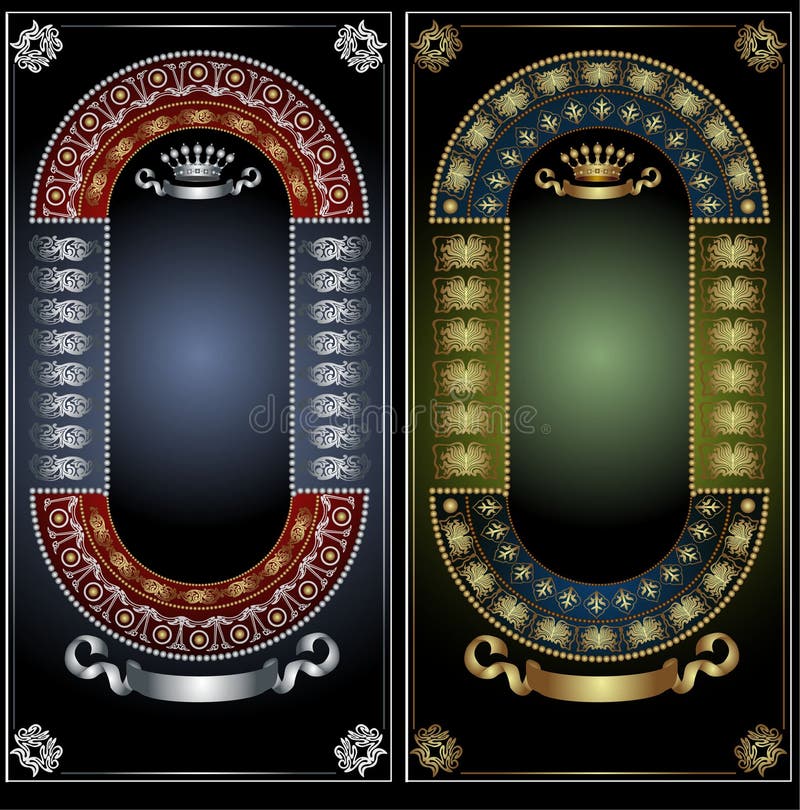 Three Royal Advertising Banner Stock Vector - Illustration of card ...