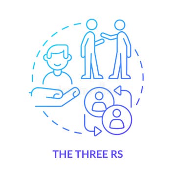 Three Rs Stock Illustrations – 27 Three Rs Stock Illustrations, Vectors ...