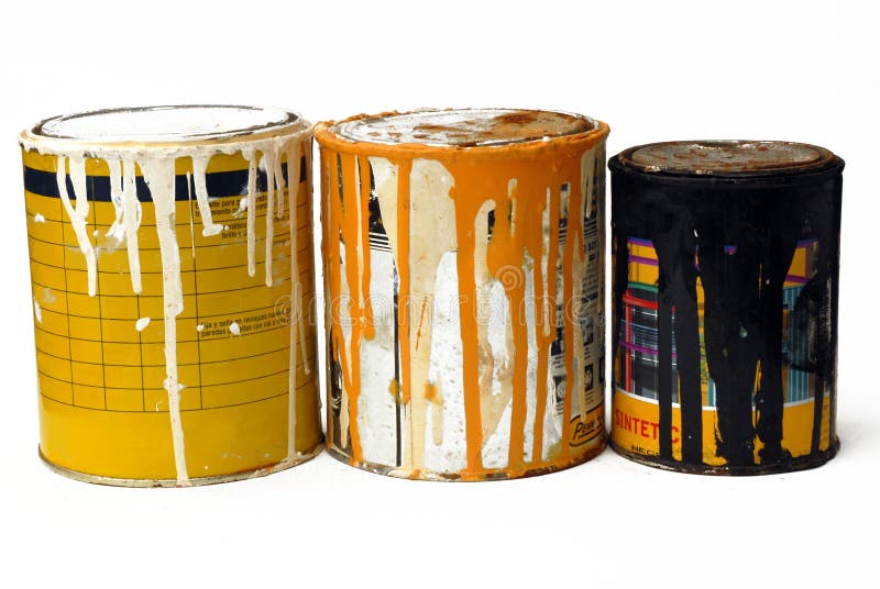 Paint bucket recycling editorial photography. Image of environment ...