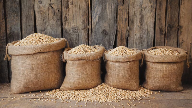 Three Sacks Rustic Farm Produce Stock Photos - Free & Royalty-Free ...