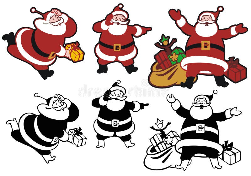 Santa Claus pattern stock illustration. Illustration of pattern - 34484837