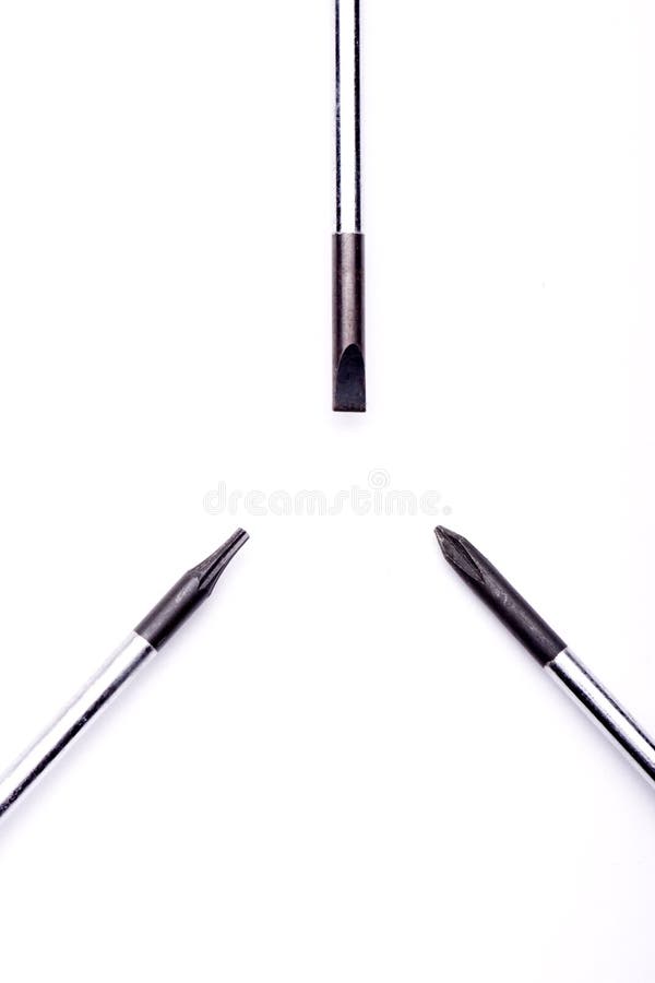 Three screwdrivers stock image. Image of screwdriver - 14177929