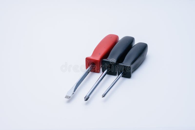 Three screwdrivers stock image. Image of toolbox, screwdrivers - 88146869