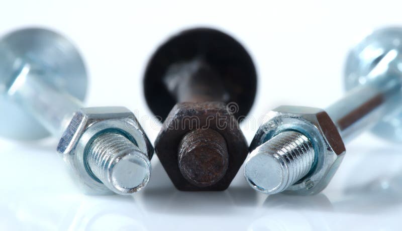 Three Screws stock image. Image of construction, large - 45175067