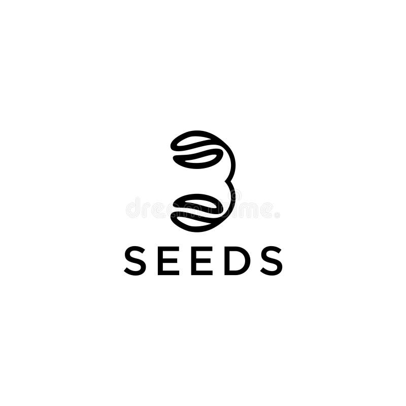 Abstract Seed Logo design stock vector. Illustration of icon - 314490755
