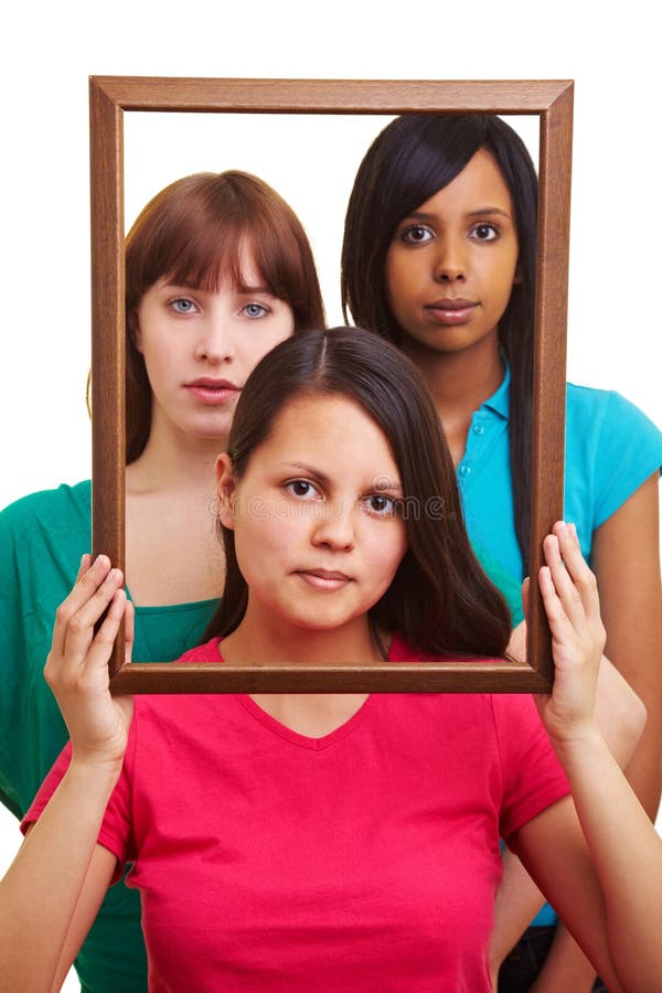 Young Devoted Women Praying Together Stock Image - Image of devoted ...