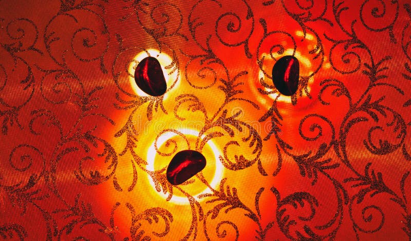 Three Shining Ruby Red Stone Stock Image - Image of glass, abstract ...