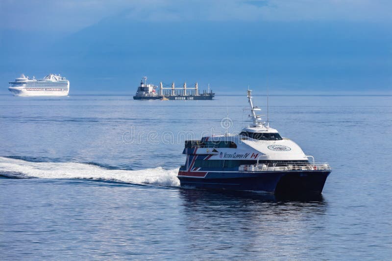 Three Ships editorial stock image. Image of ferry, ships - 75732814