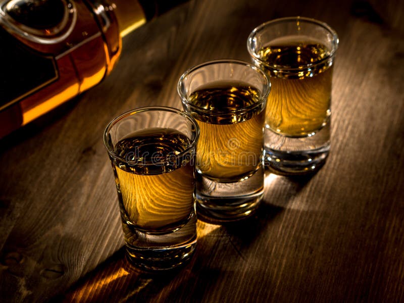 Three shots stock photo. Image of booze, dram, whiskey - 50594296