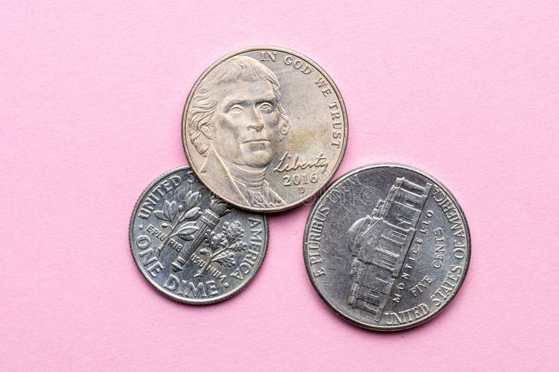Three Silver Coins Pink Background Stock Photos - Free & Royalty-Free ...