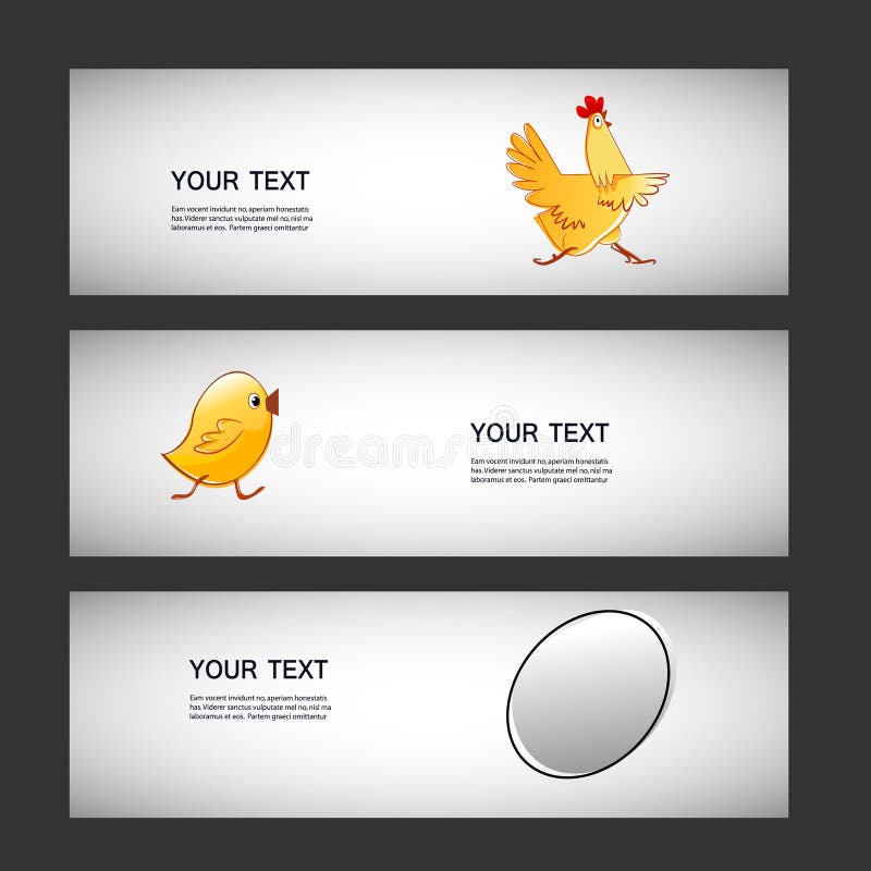 Three Simple Vector Sticker Egg, Chicken, Chicken Stock Vector ...