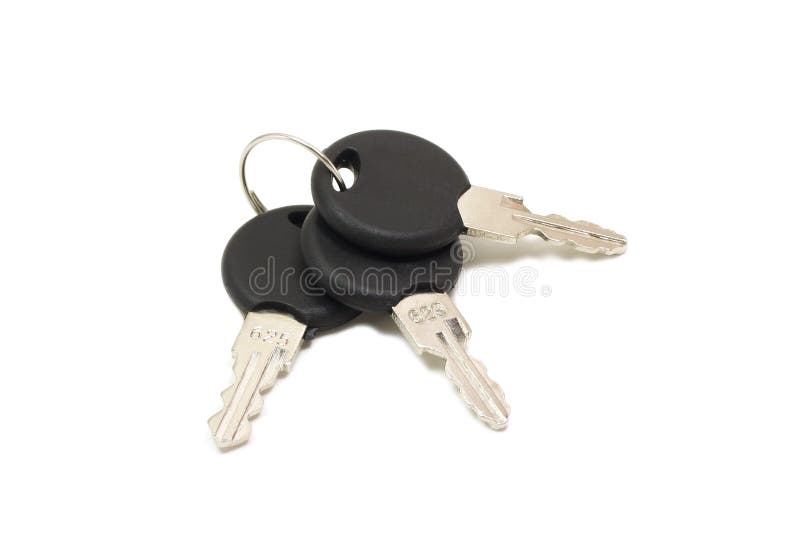 Small Keys with a Plastic Handle Kept in Your Fingers. Accessories for ...