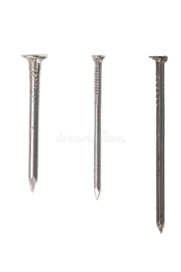 Set ot three nails stock photo. Image of carpenter, macro - 29803014