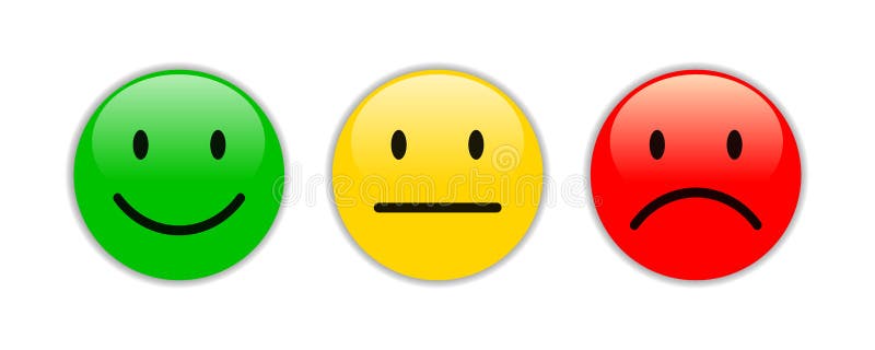 Three Smilies, Set Smiley Emotion, by Smilies, Cartoon Emoticons ...