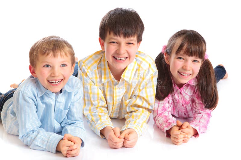Smiling children stock image. Image of happy, long, families - 1132955