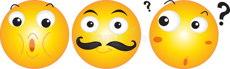 Emoticon Smiley Face stock vector. Illustration of yellow - 6800171