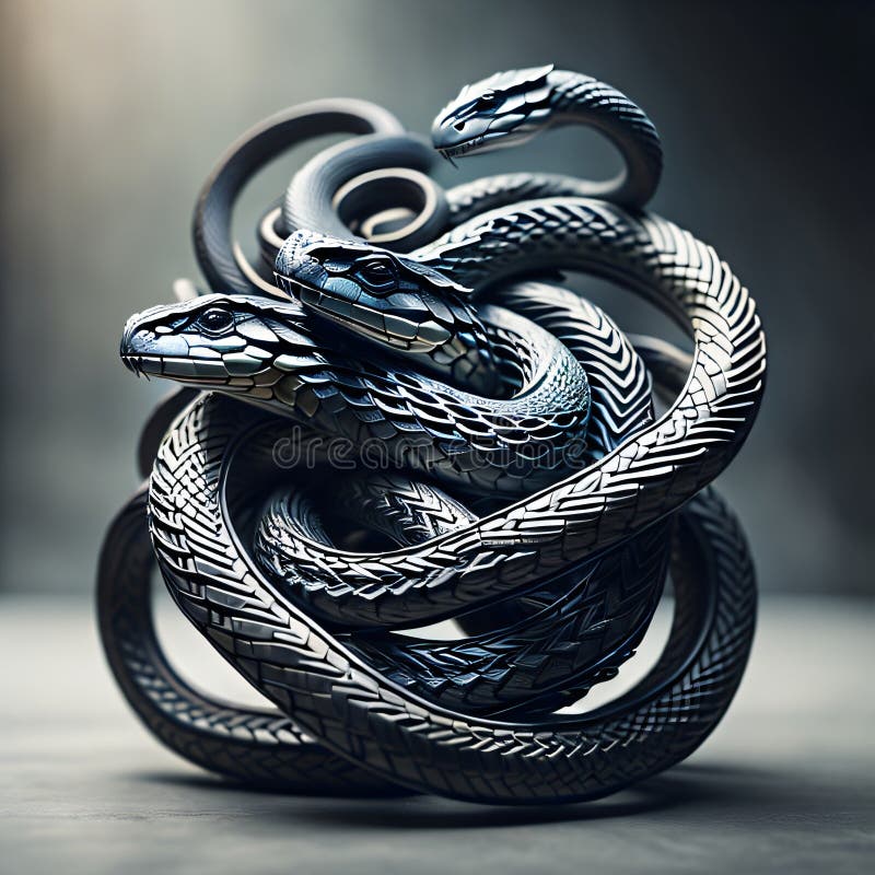 Intertwined Snakes Stock Illustrations – 107 Intertwined Snakes Stock ...