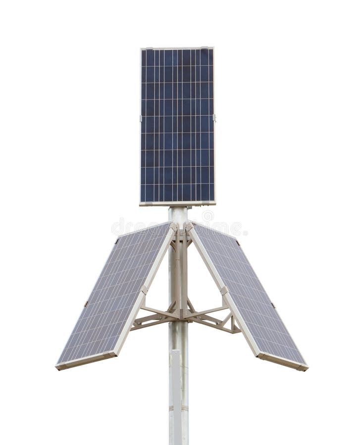 Three Solar Panels Over White Stock Photos - Free & Royalty-Free Stock ...