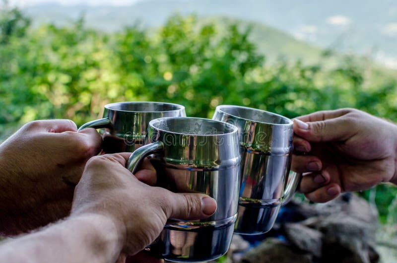 Three some cheers stock photo. Image of friendship, leisure - 96840558