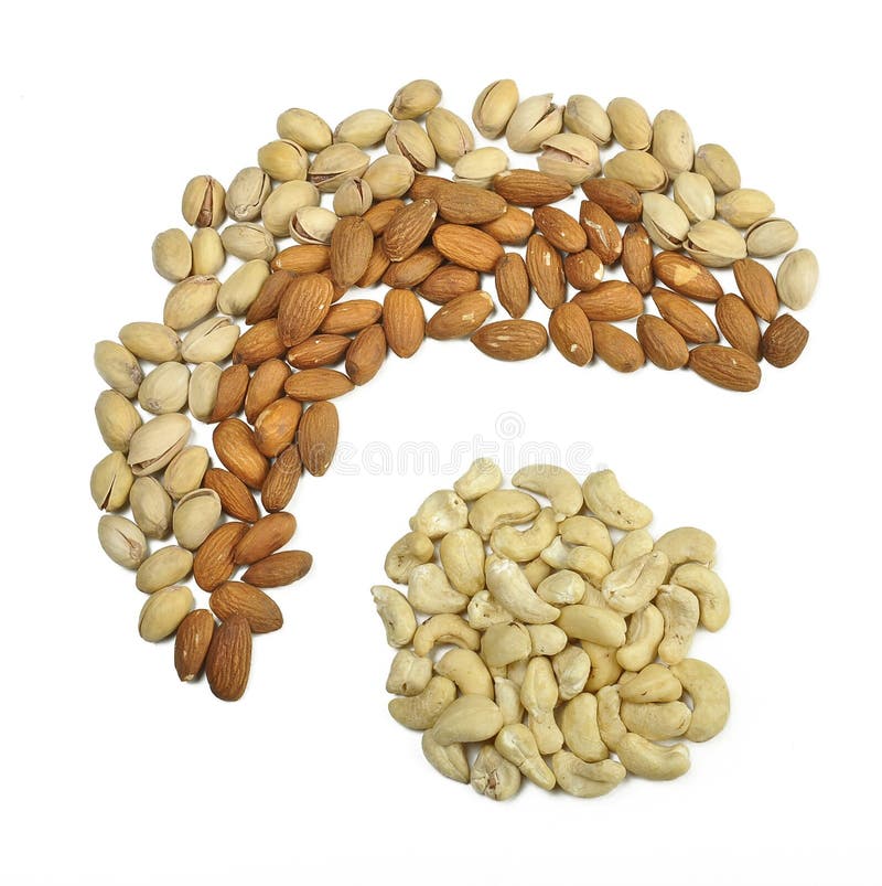 Three sorts of nuts stock image. Image of texture, shell - 35149757