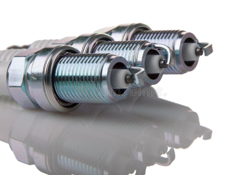 Three of Spark Electric Discharges Obtained with the Help of an Stock ...