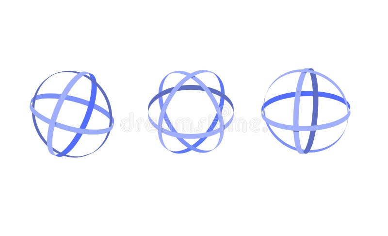 Three Spheres. Abstract Geometric Forms Stock Vector - Illustration of ...
