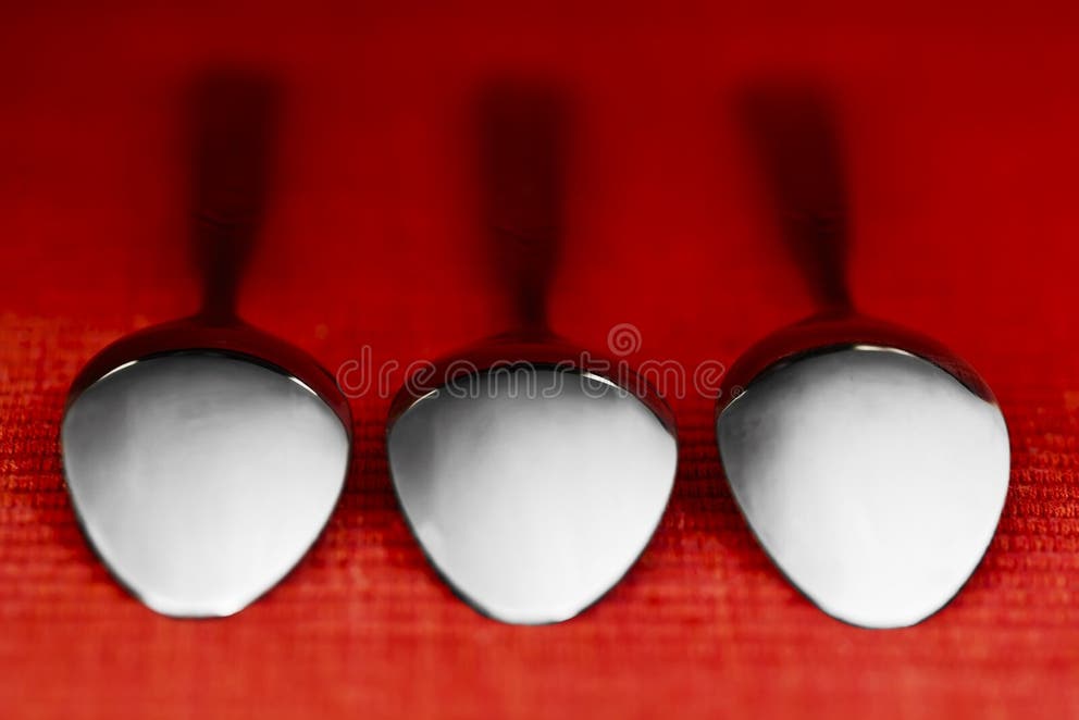 Three spoons stock image. Image of spoons, silver, three - 29320745