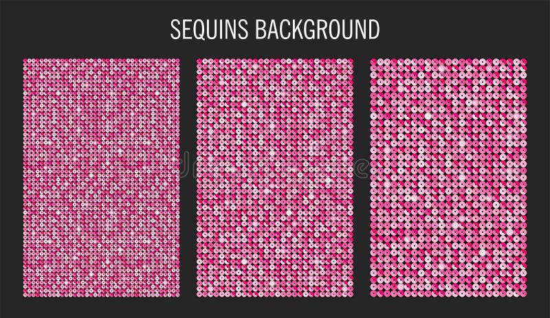 Poster from Red Sequins, Glitters, Sparkle Stock Illustration ...