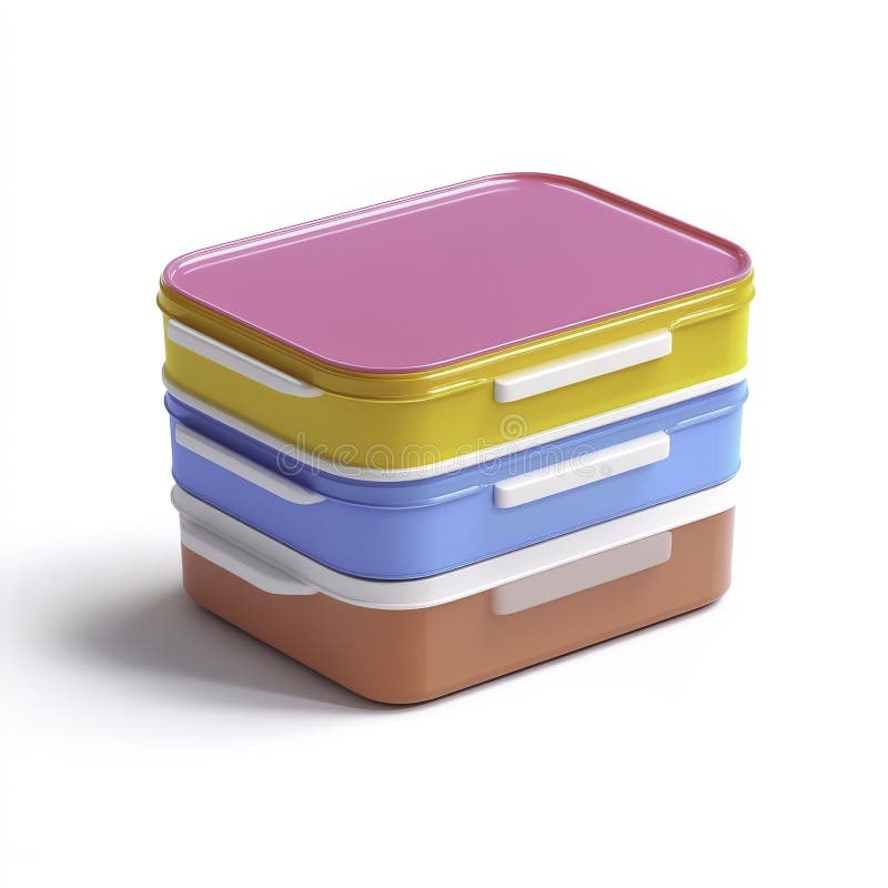Colorful Stackable Storage Containers Perfect for Organizing Kitchen ...