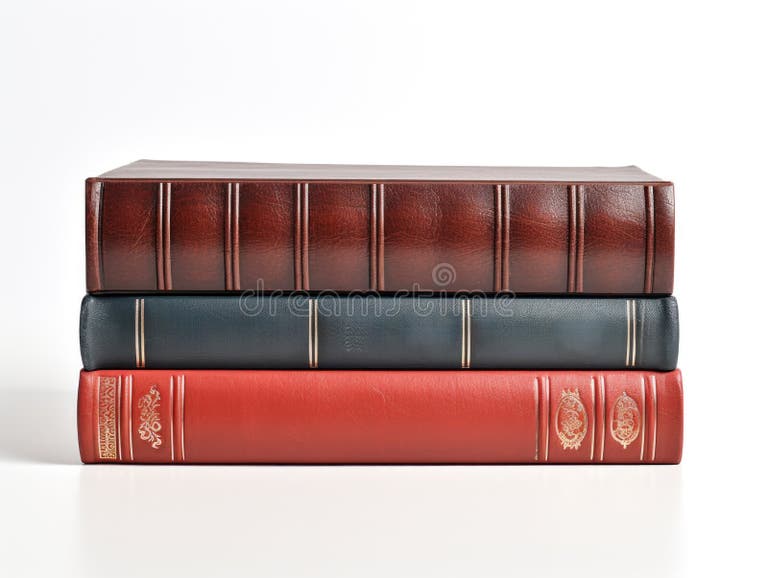 Three stacked books stock photo. Image of librarian - 375111306