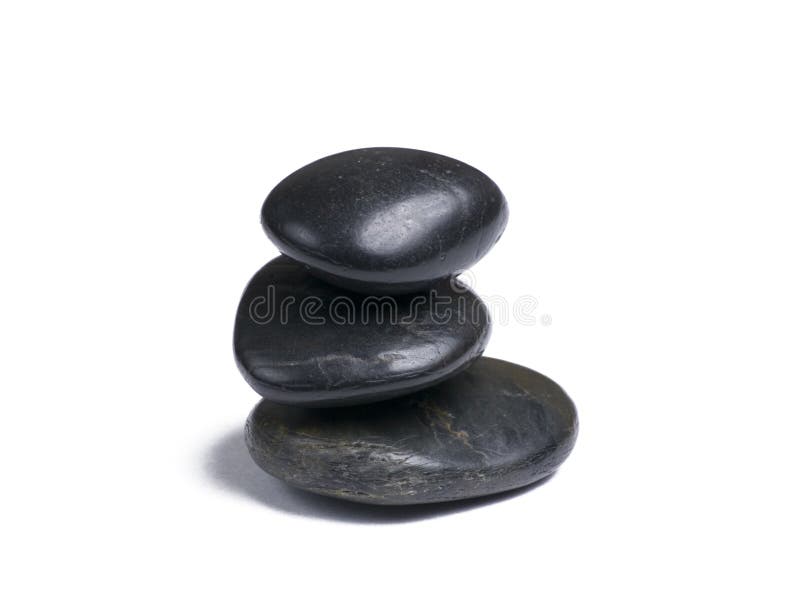 Three Stacked Stones stock photo. Image of background - 6527758