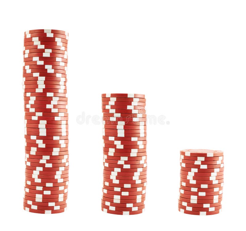 Two stacks of casino chips stock photo. Image of jackpot - 3797820
