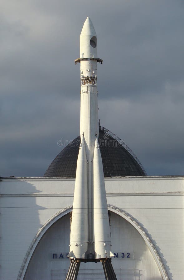 Three-stage Carrier Rocket East Stock Image - Image of space, rocket ...