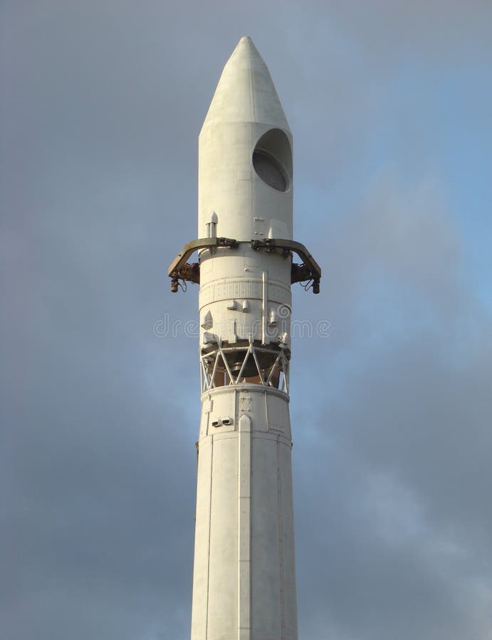 Three-stage Carrier Rocket East Stock Photo - Image of stage, turbine ...