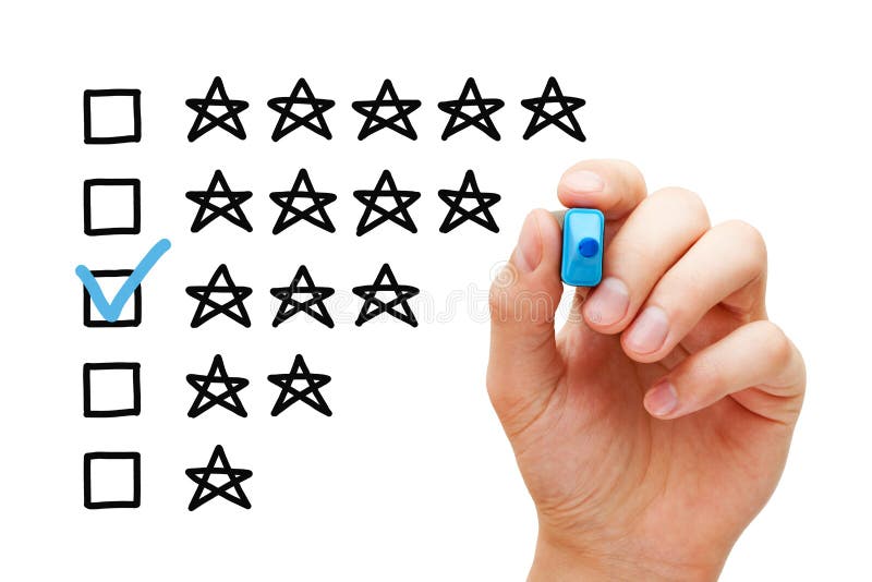 Three Star Average Rating Concept Stock Image - Image of evaluation ...