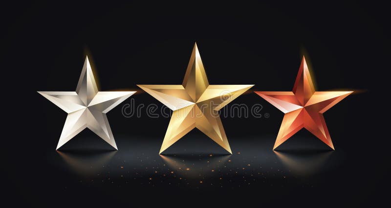 Three Star Awards Golden Prize Event, First Place, Second Place, Third ...
