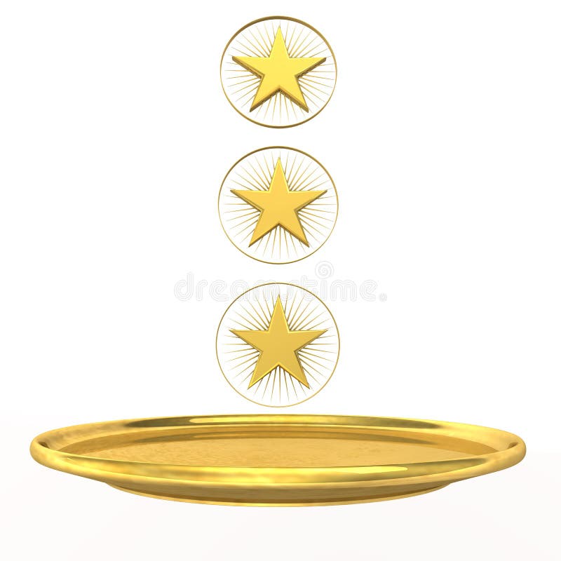 Three Star Rating Outline Vivid Colored Flat Icons Stock Vector ...