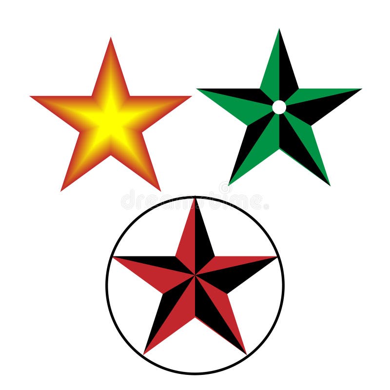 Bundles Star Logo Vector Icon Desig Illustrator. Stock Vector ...