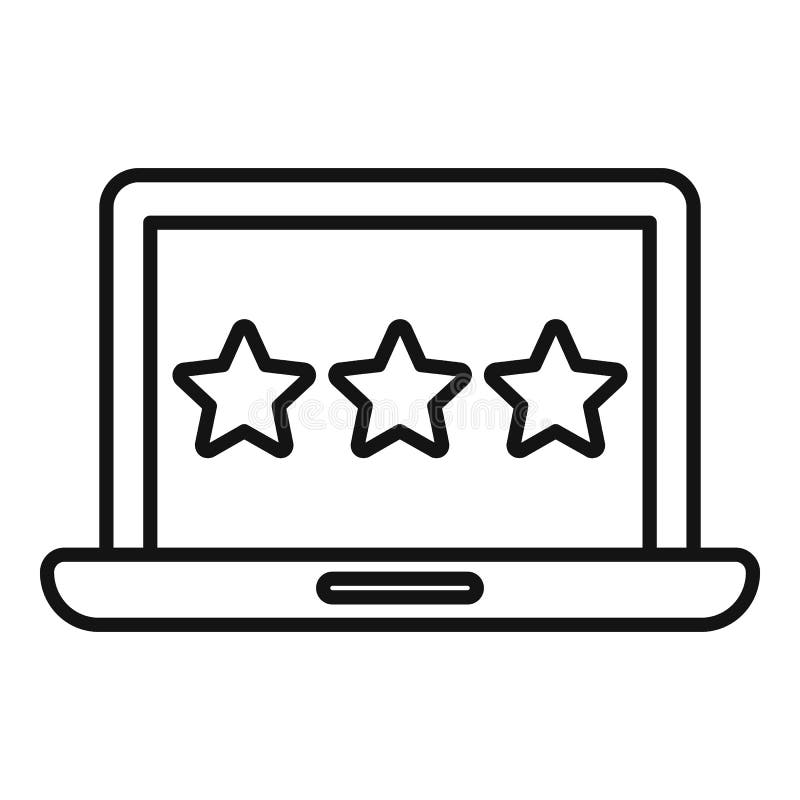 Three 3 Star Rank Sign. Glossy Golden Star Sticker Icon Rating Isolated ...