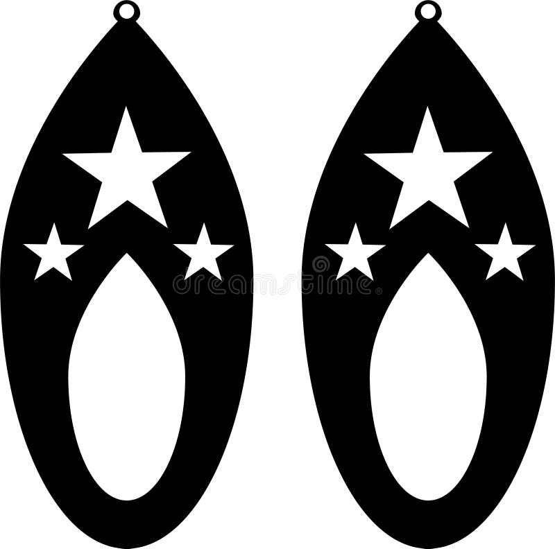 Three Stars Earring Jpg Image Svg Vector Cut File for Cricut and ... Three Stars Earring Jpg Image Svg Vector Cut File for Cricut and ...