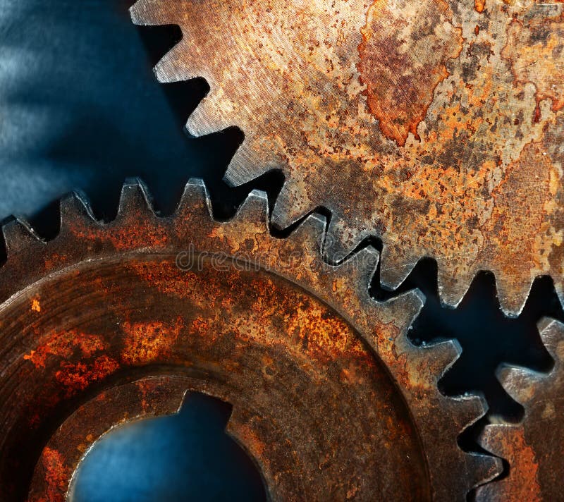 Three steel cogwheels stock image. Image of fastening - 31445827