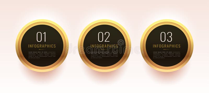 Three Step Business Process Infographic Banner for Marketing Plan Stock ...