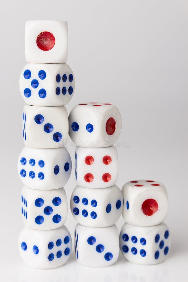 Three step dice stock photo. Image of graph, cube, entertainment - 43599396