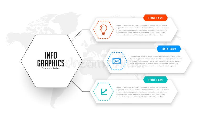 Three Step Infographic Timeline Diagram Banner for Corporate Strategy ...