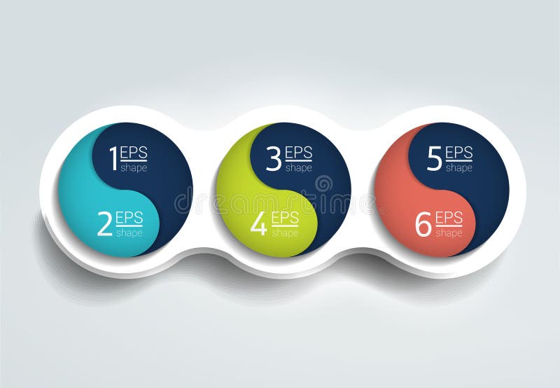 Three Steps Elements Bubble Chart, Scheme, Diagram. Infographic ...