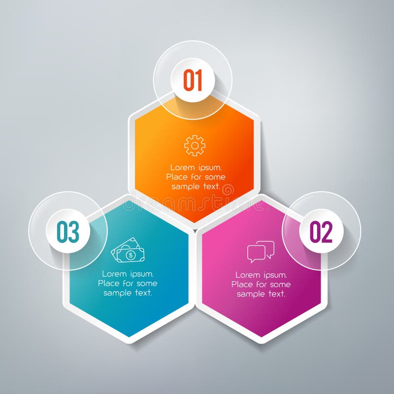 Three Steps Infographics stock vector. Illustration of solution - 60666825