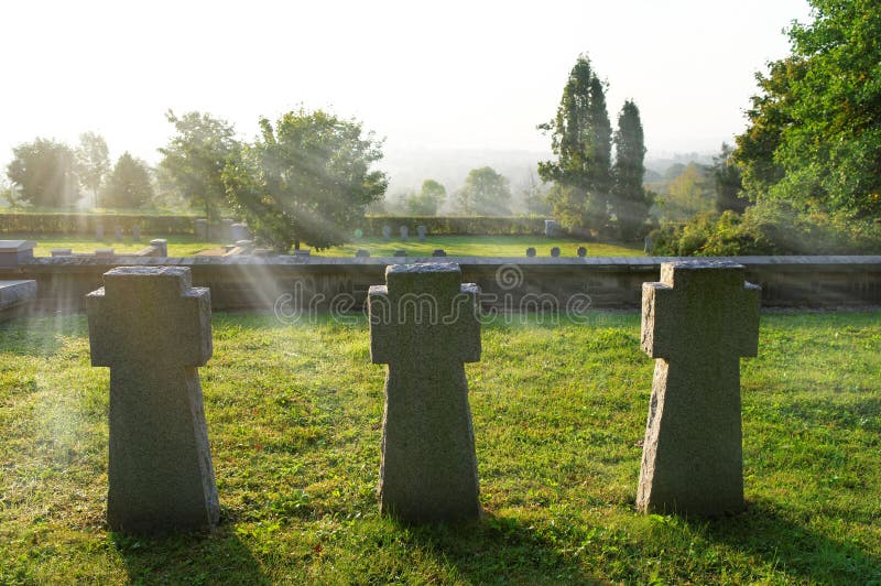 Three stone crosses stock photo. Image of tree, cross - 76632378