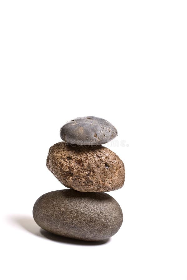Three stones balanced stock photo. Image of stones, white - 5705498