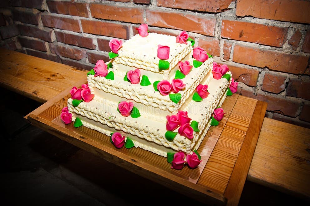 Wedding cake stock photo. Image of decorate, catering - 29742916